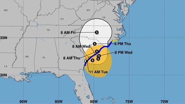 Onslow, Carteret counties under tropical storm watch as Debby begins ...