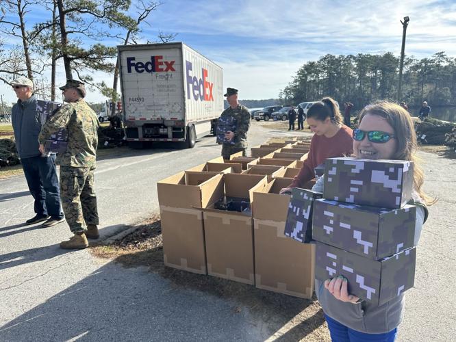 Marine Corps Air Station Cherry Point participates in Trees for Troops ...