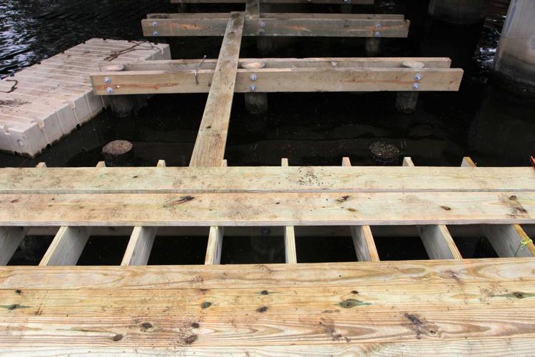 PHOTOS: Riverwalk Bridge Construction | Local News | newbernsj.com