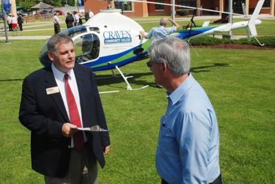 Craven Community College celebrates donation of helicopter | Local News ...