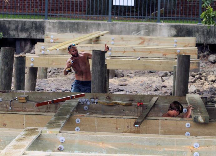 PHOTOS: Riverwalk Bridge Construction | Local News | newbernsj.com
