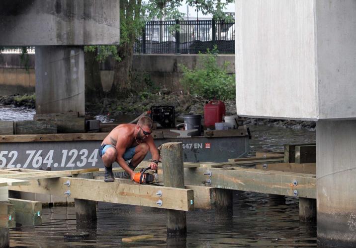 PHOTOS: Riverwalk Bridge Construction | Local News | newbernsj.com