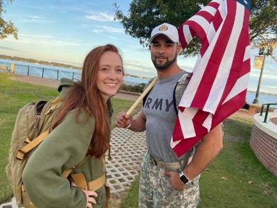 Veterans march for military suicide awareness, solution | Local News ...