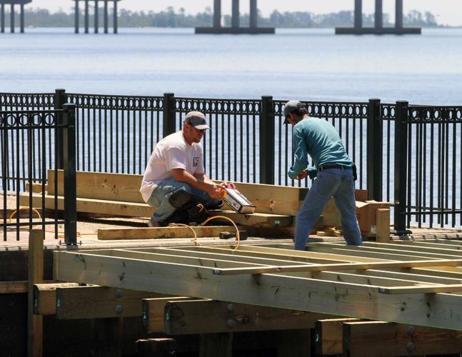 PHOTOS: Riverwalk Bridge Construction | Local News | newbernsj.com