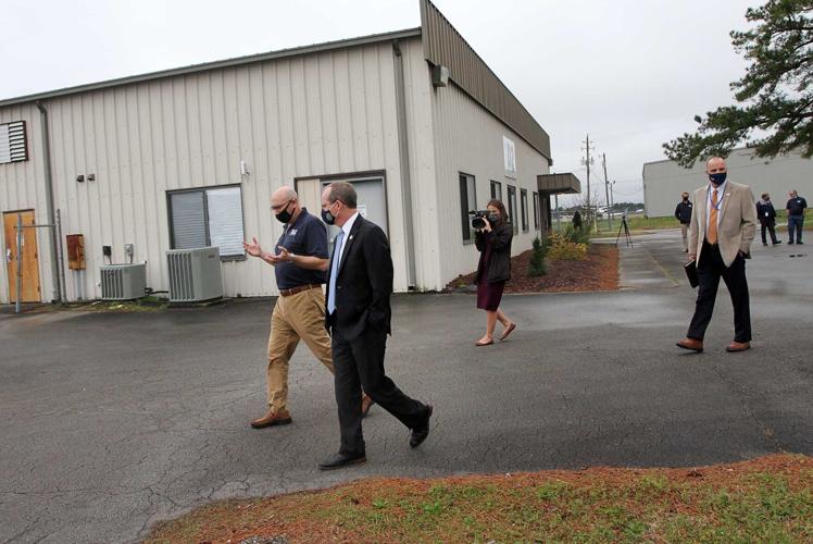 Rep. Greg Murphy tours D2 Government Solutions at Coastal Carolina ...