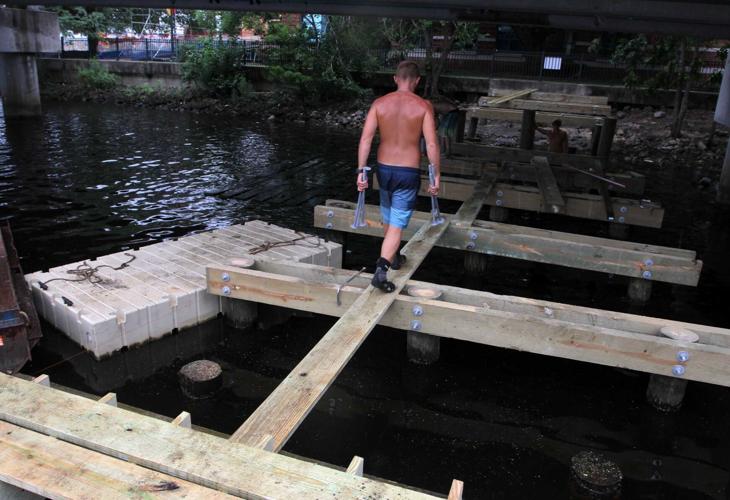 PHOTOS: Riverwalk Bridge Construction | Local News | newbernsj.com