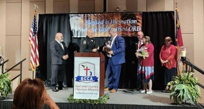 Representative Keith Kidwell receives God and Country Freedom Defender Award | | newbernsj.com