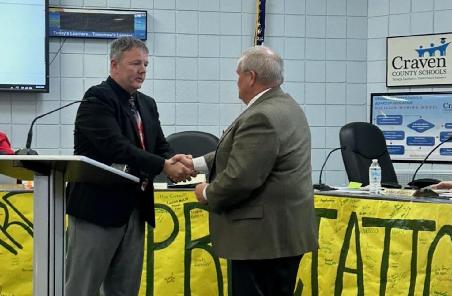 Cheeseman sworn in as CCS superintendent | News | newbernsj.com