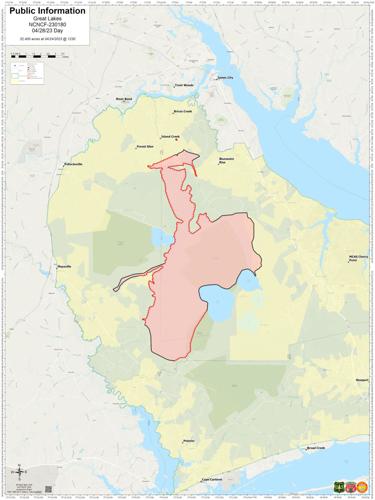 Great Lakes Fire more than halfway contained with help from recent ...