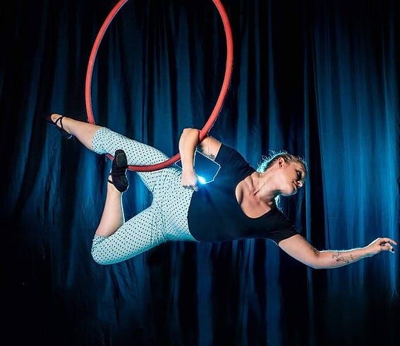 It's a bird! It's a plane! No, it's the aerial circus show at the New ...