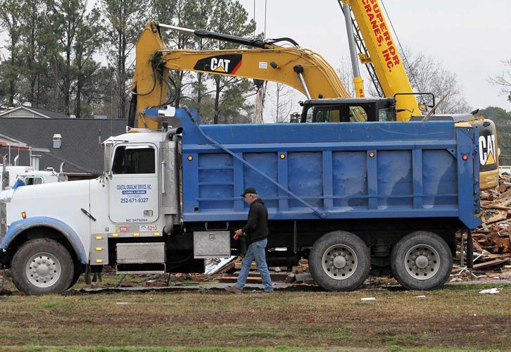 DMV Drivers License Office building is demolished in New Bern, NC ...