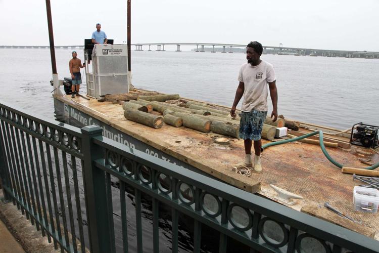 PHOTOS: Riverwalk Bridge Construction | Local News | newbernsj.com