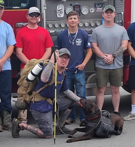 One man and his furry friend set off on a "Hike for Hope", raising ...
