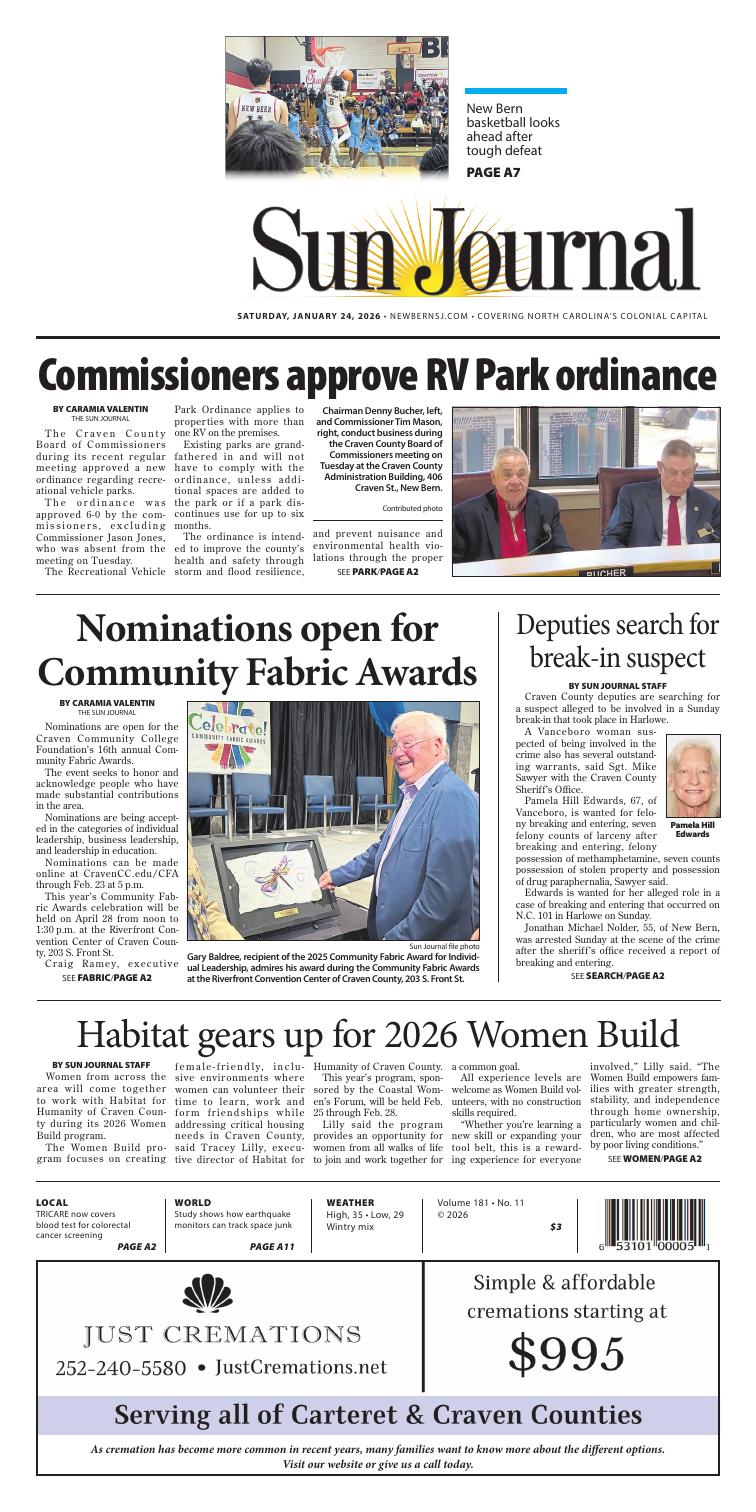 Page A1 | e-Edition | newbernsj.com