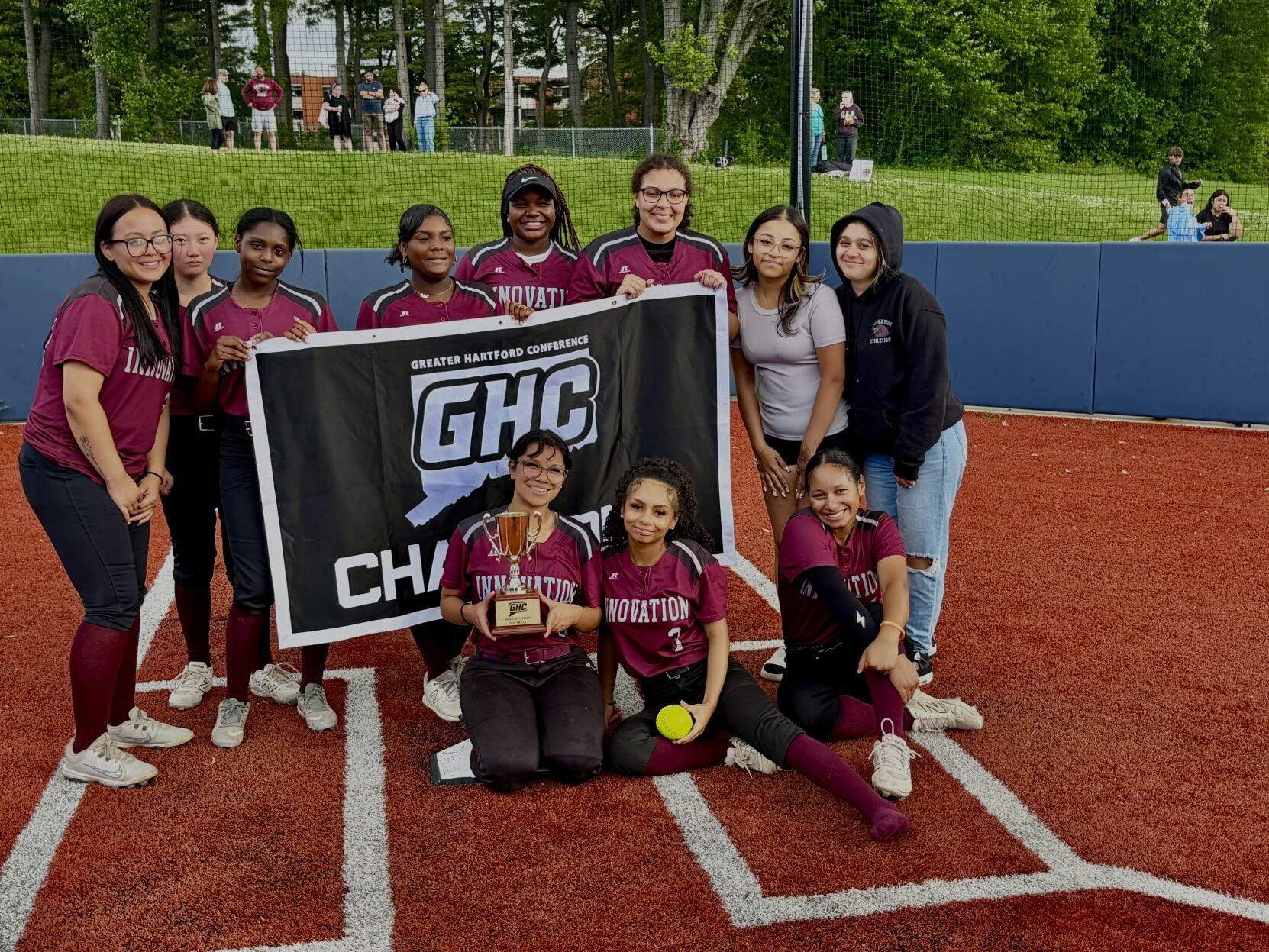 Innovation softball handles Parish Hill in five innings, winning GHC ...