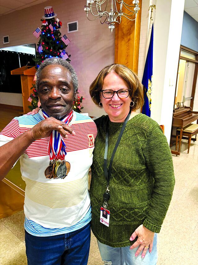 Gipson honored for winning most medals at Senior Center Olympics | News ...