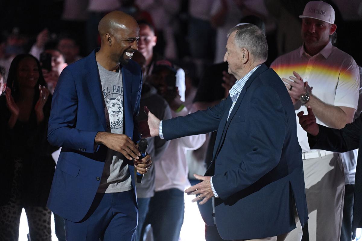 Hamilton becomes fourth member in UConn history to have jersey retired ...