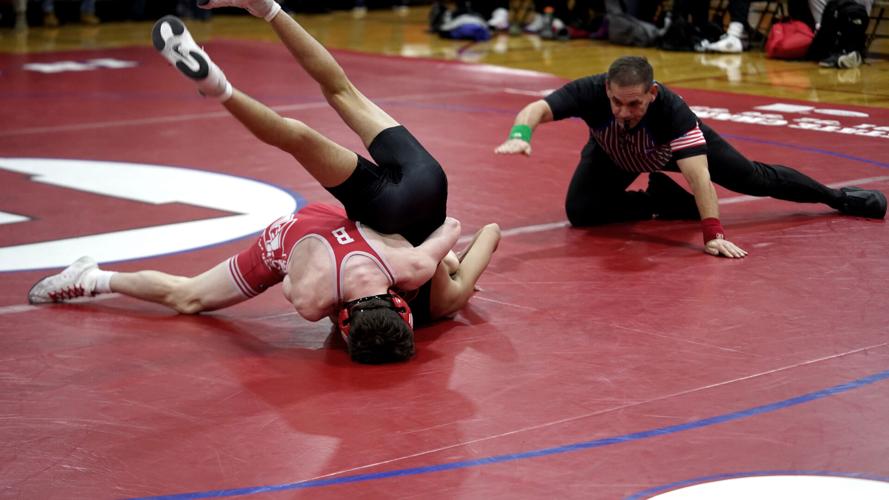 Berlin 113-pound wrestler Sullivan earns win No. 100 with Friday pin ...
