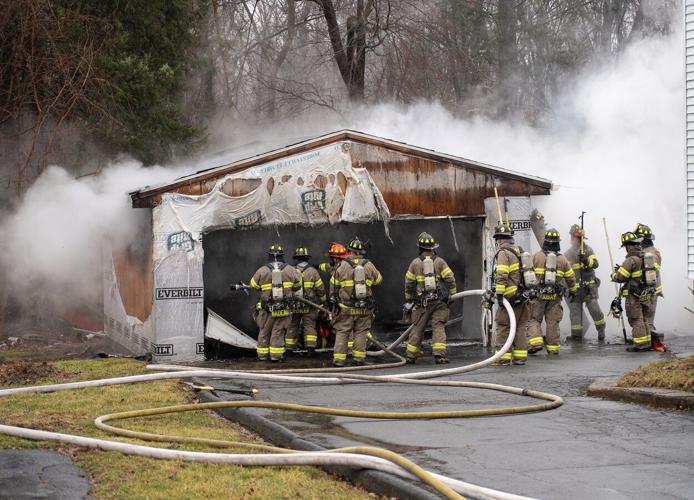 Newington Fire Department battle garage blaze | Newington Town Crier ...