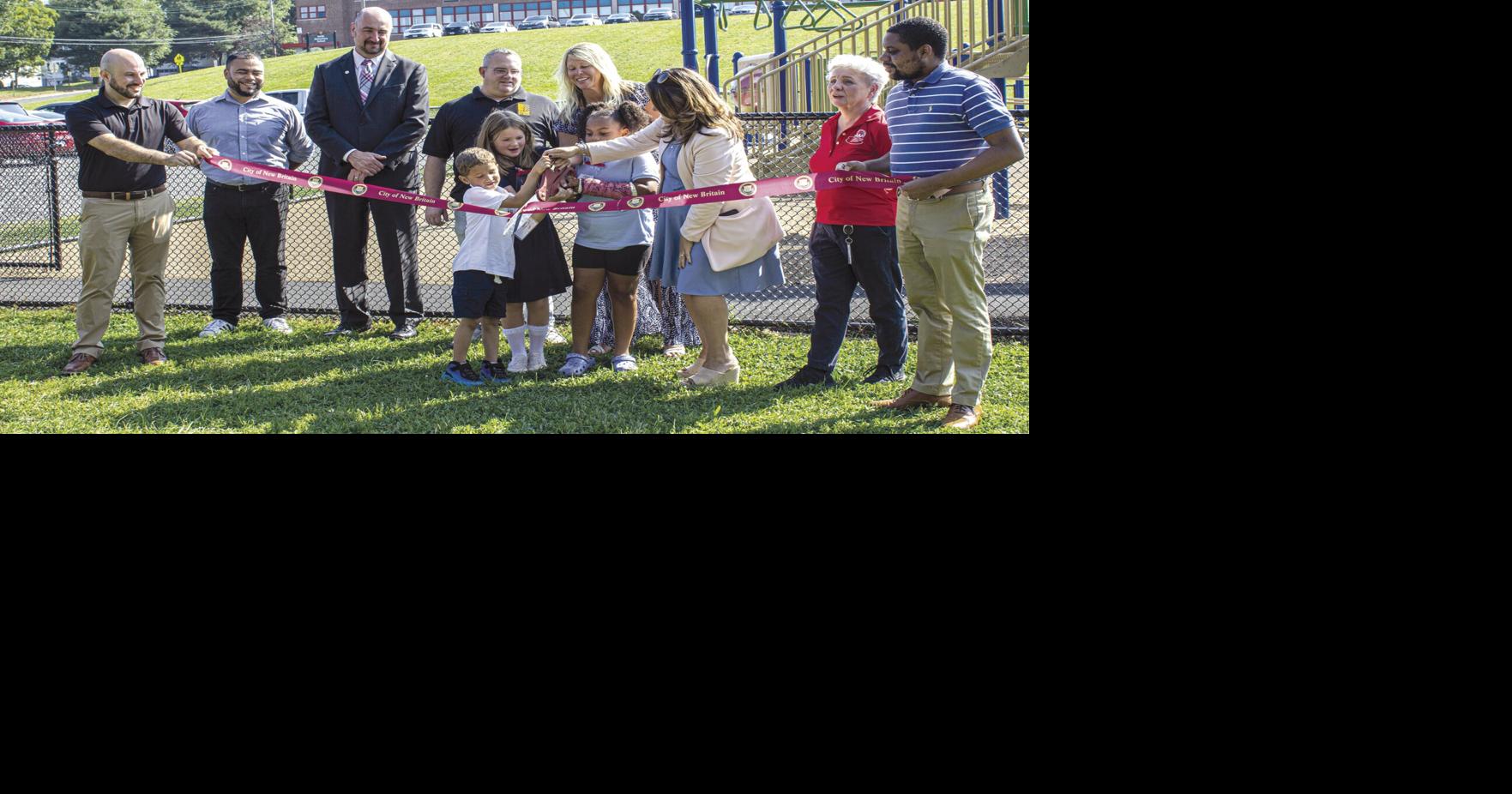 Fun & Safe: New playground at Smith Elementary School in New Britain ...