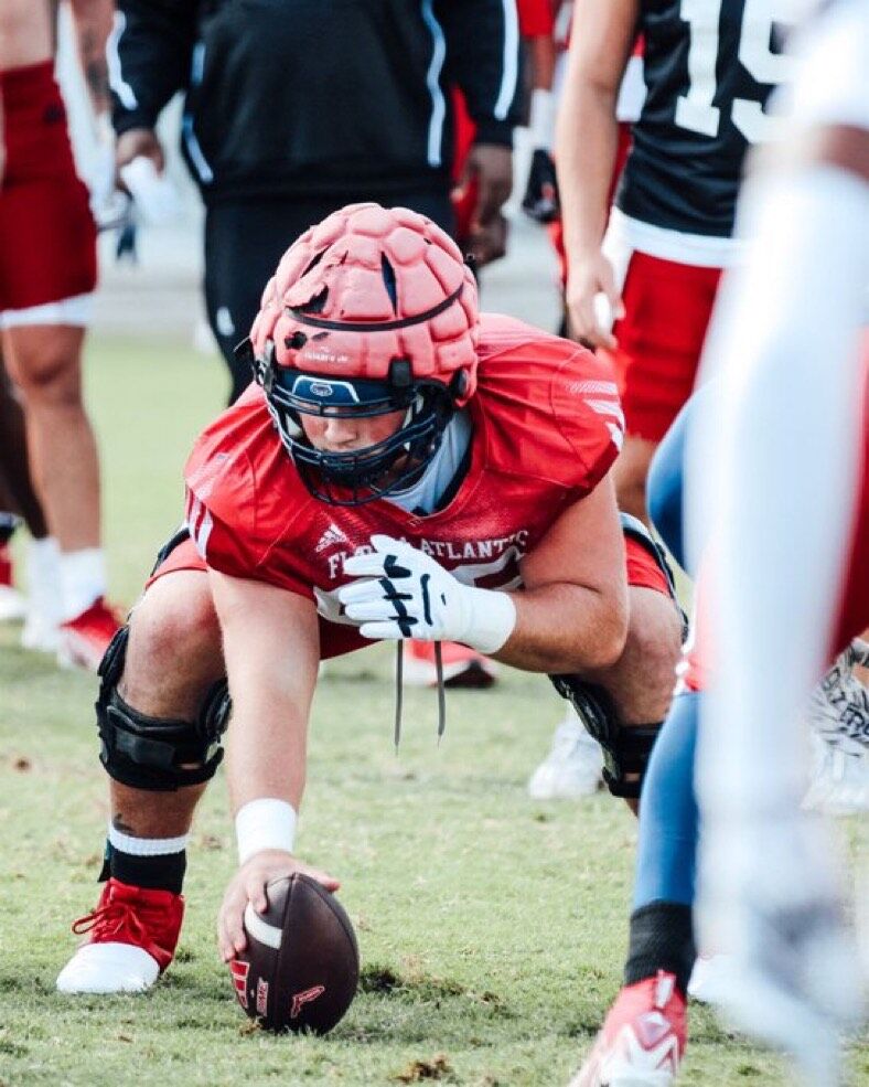 CCSU beefs up O-line with addition of FAU transfer center Marchbank ...
