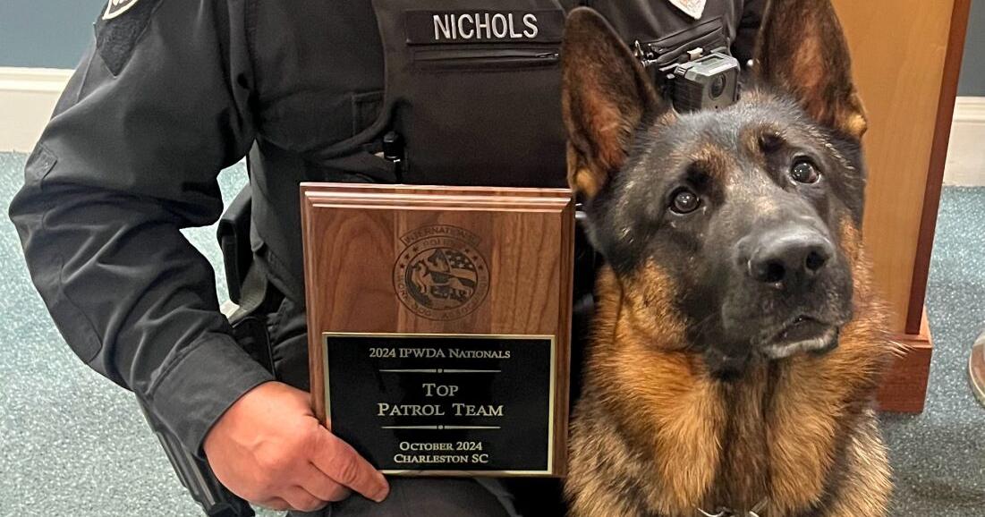 Amesbury PD K-9 team wins national award | Local News | newburyportnews.com