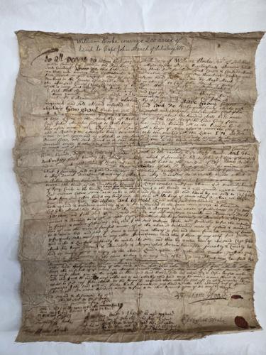 A good deed: NHS intern finds 17th century document in Custom House ...