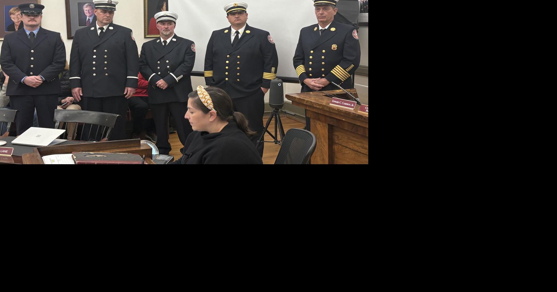 Port firefighters promoted during City Council meeting | Local News ...