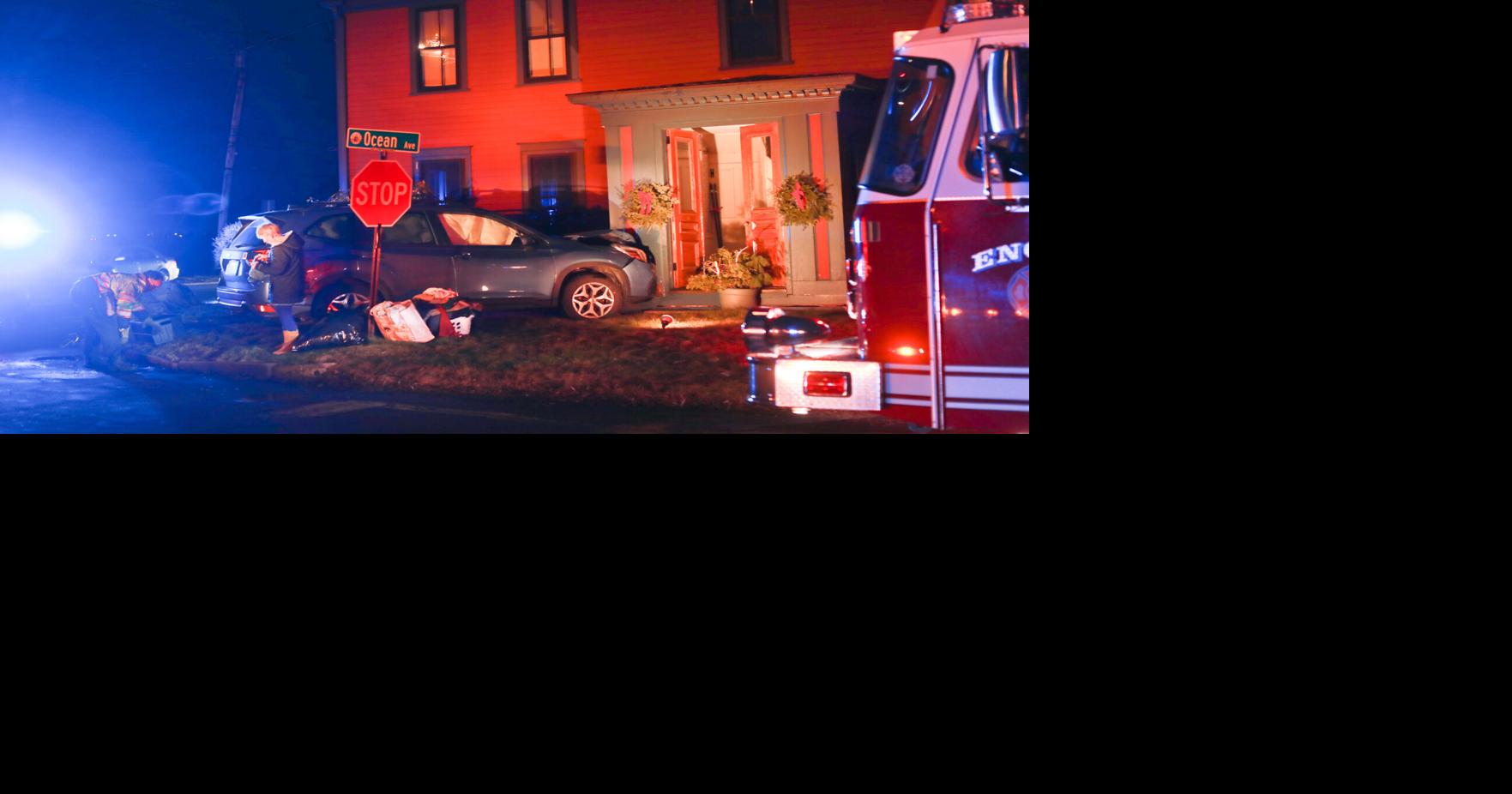 Car hits house after collision | Photos | newburyportnews.com