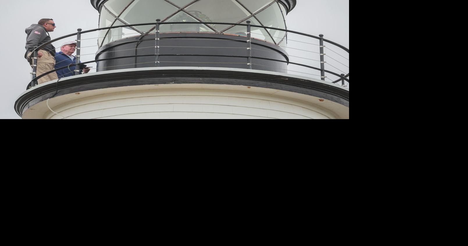 'It's going to sparkle': Historic lighthouse lens gets a cleaning ...
