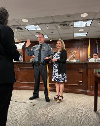 Ferreiro sworn in as chief, Warren promotes police | News ...