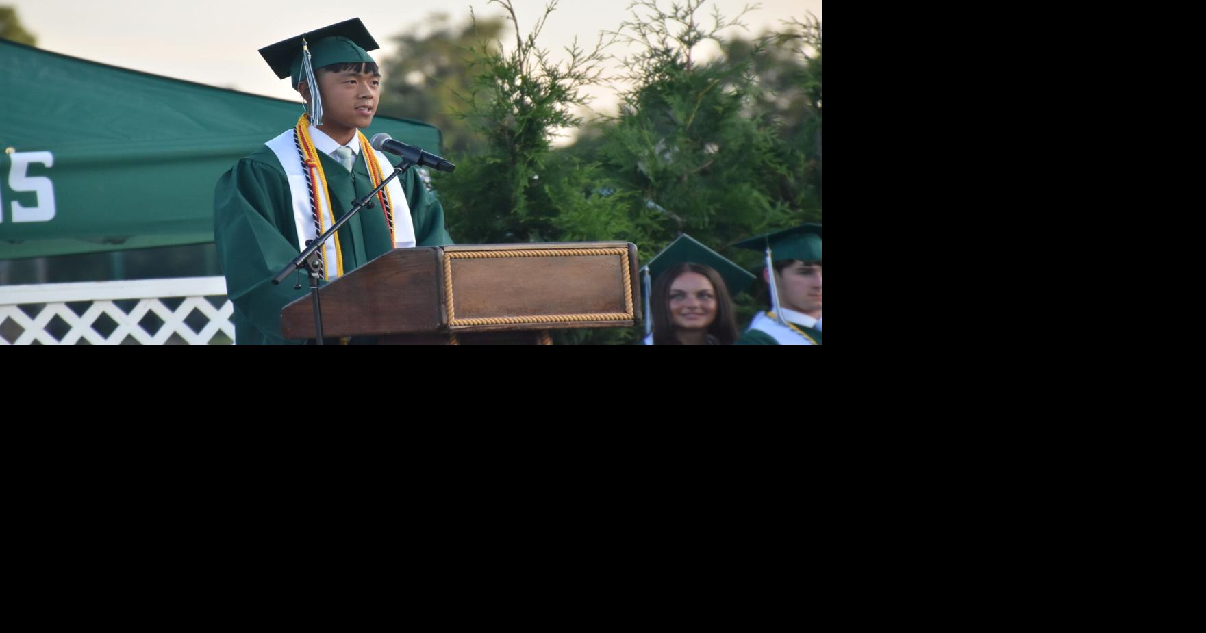 Valedictorian Ryan Sun sees The Class of 2024 off at Montville High ...