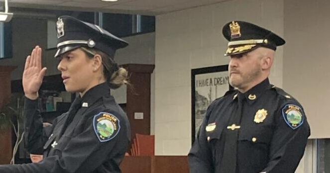 First Latina police officer sworn in at Mountain Lakes Council meeting ...