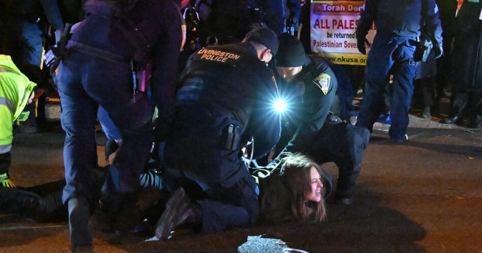 Six arrested while protesting SSTC event featuring Yoav Gallant | West ...