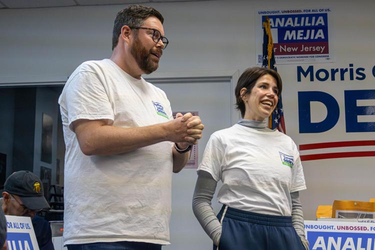 Mejia holds Morristown canvassing event with Kim ahead June primary ...
