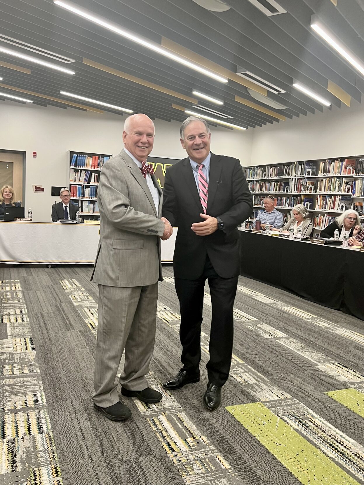 (VIDEOS) Watchung Hills board, local officials, family sends off Peter ...