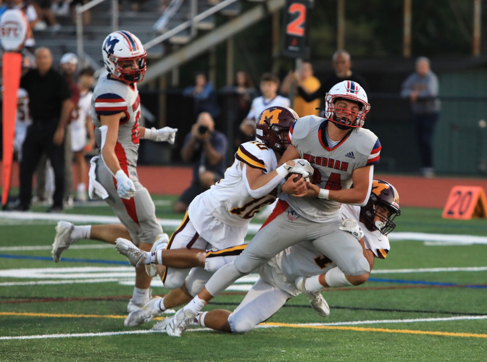 Capuzzi, King each score 3 TDs in Mendham rout of Madison | Sports ...