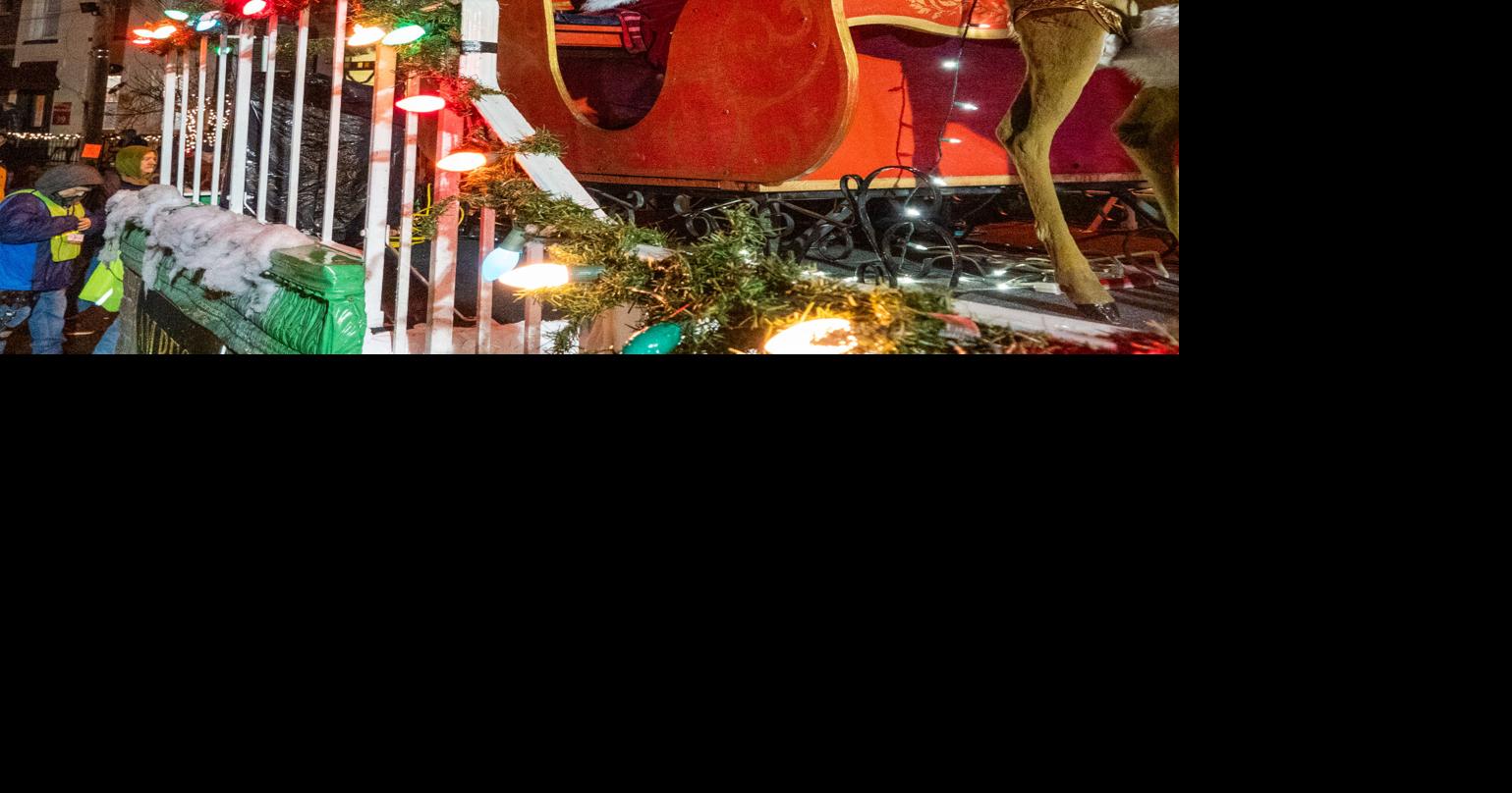 Santa rides the Clinton Christmas Parade into town | Hunterdon Review ...