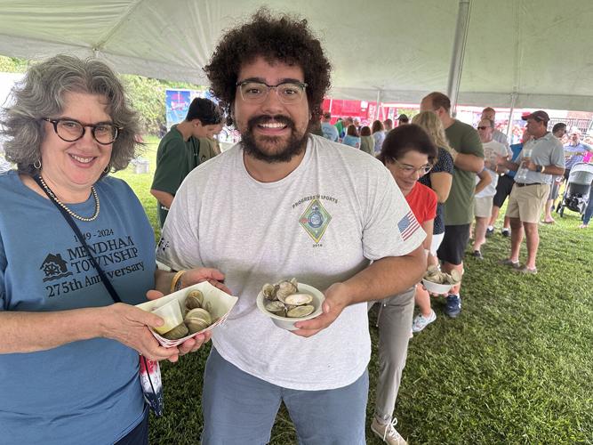 HAPPENINGS IN THE HILLS: What rain? Brookside Clambake goes on, wet ...