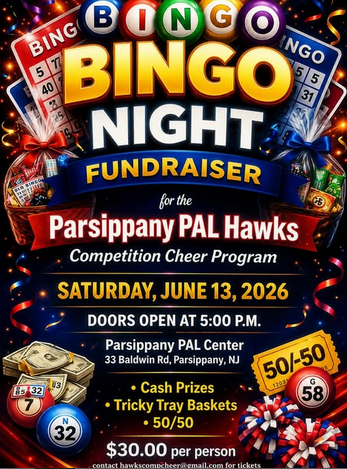 PAL hosts Bingo Night fundraiser for Hawks Cheer Program June 13 | News ...