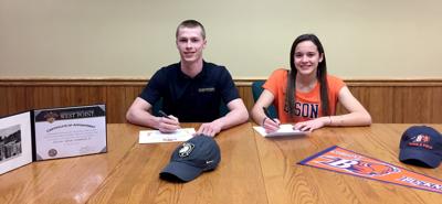 Two Roxbury High athletes sign letters of intent to play track and ...