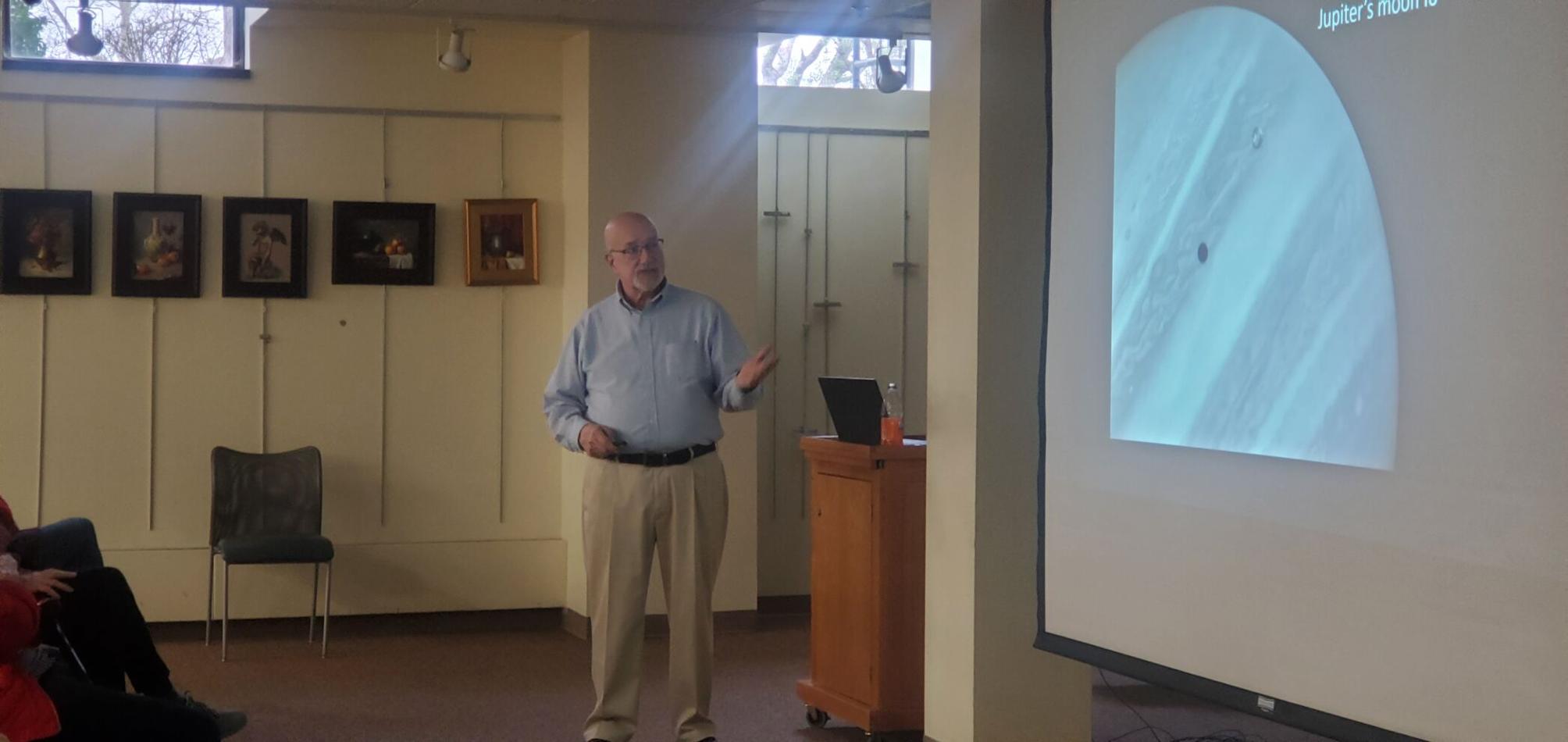 Astronomer Paul Cirillo readies Chatham residents for April 8's solar ...