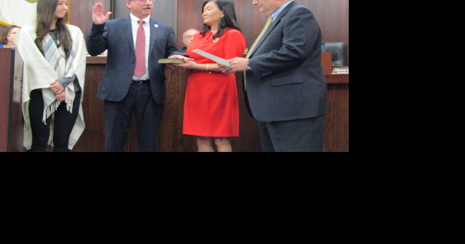 New Mayor, Deputy Mayor and others sworn in at Randolph reorganization ...