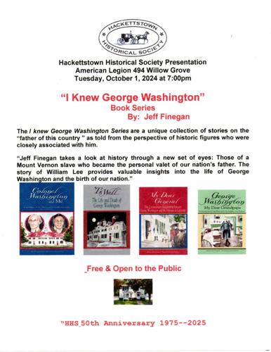 "I Knew George Washington" Book Series by Jeff Finegan | Mount Olive ...