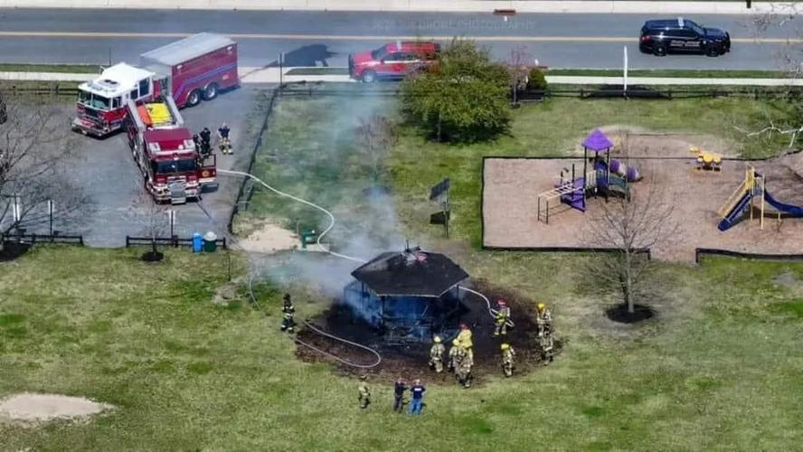 High Bridge park gazebo destroyed by fire | News | newjerseyhills.com