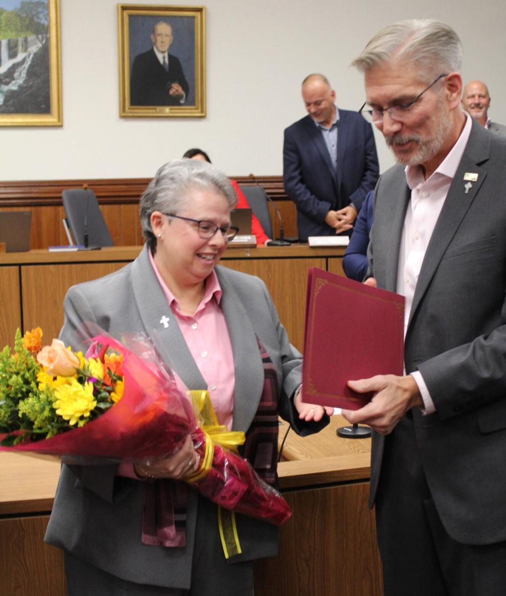 Watchung Borough recognizes Sister Lisa Gambacorto of Mount Saint Mary ...