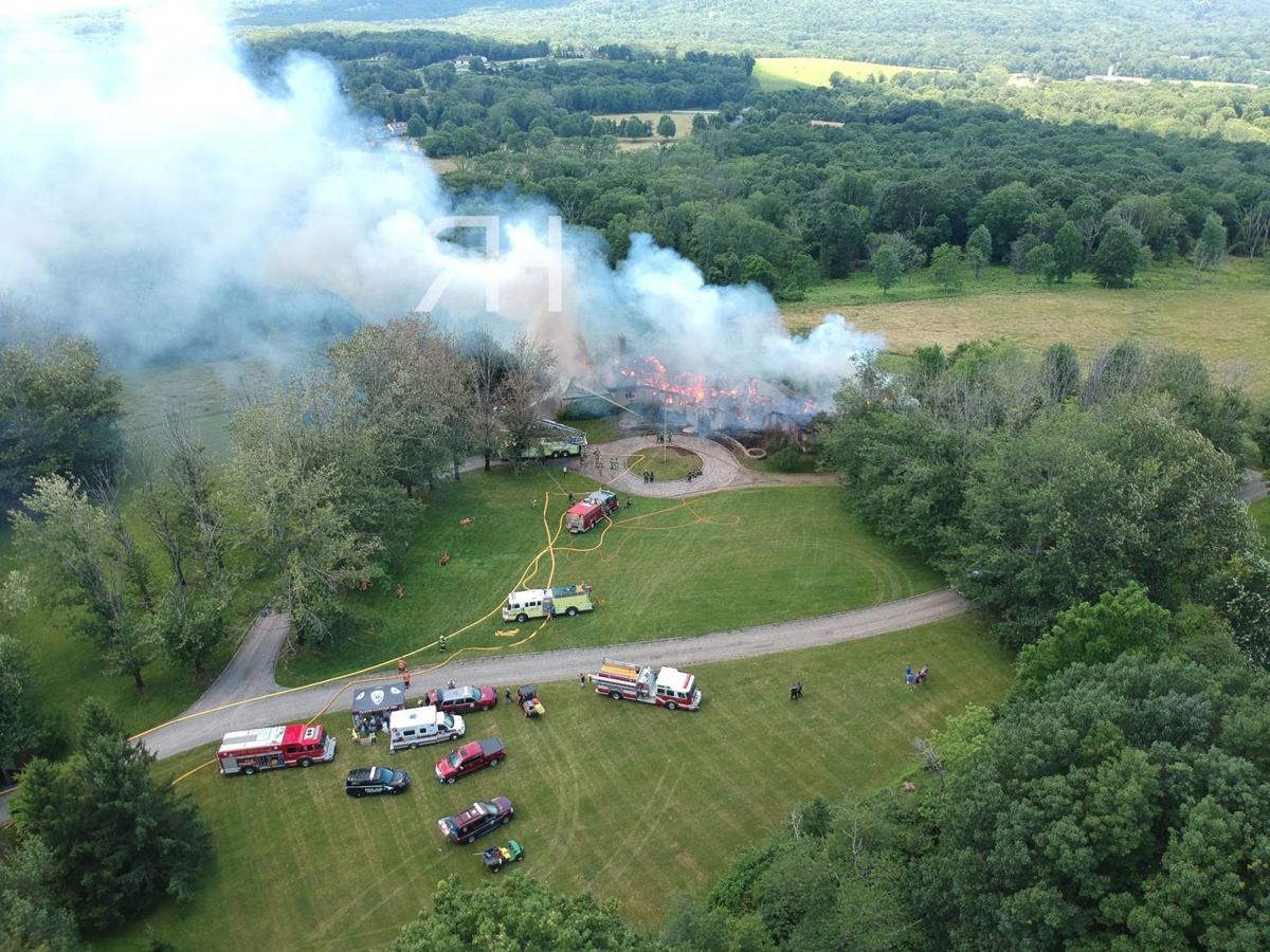 (VIDEO) Fire destroys Bedminster home | Bernardsville News News ...