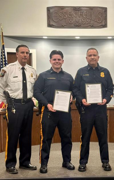 Essex Fells Police officers commended for lifesaving efforts | News ...