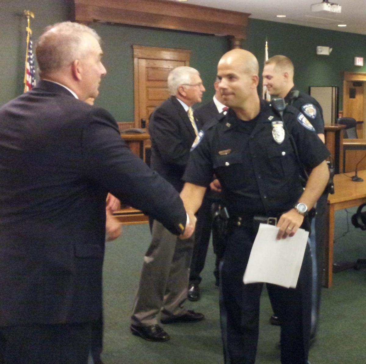Public honors for Washington Township police | Observer-Tribune News ...
