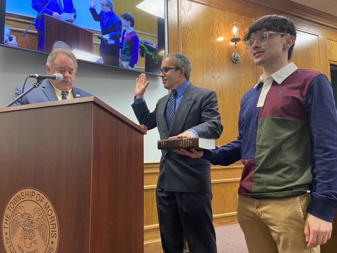 Former mayor Grayzel sworn in, returns to Morris Township Committee ...